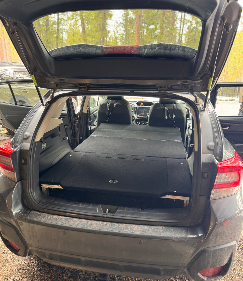Subaru Crosstrek Camper Kits - Storage Drawers and Sleeping Platform ...