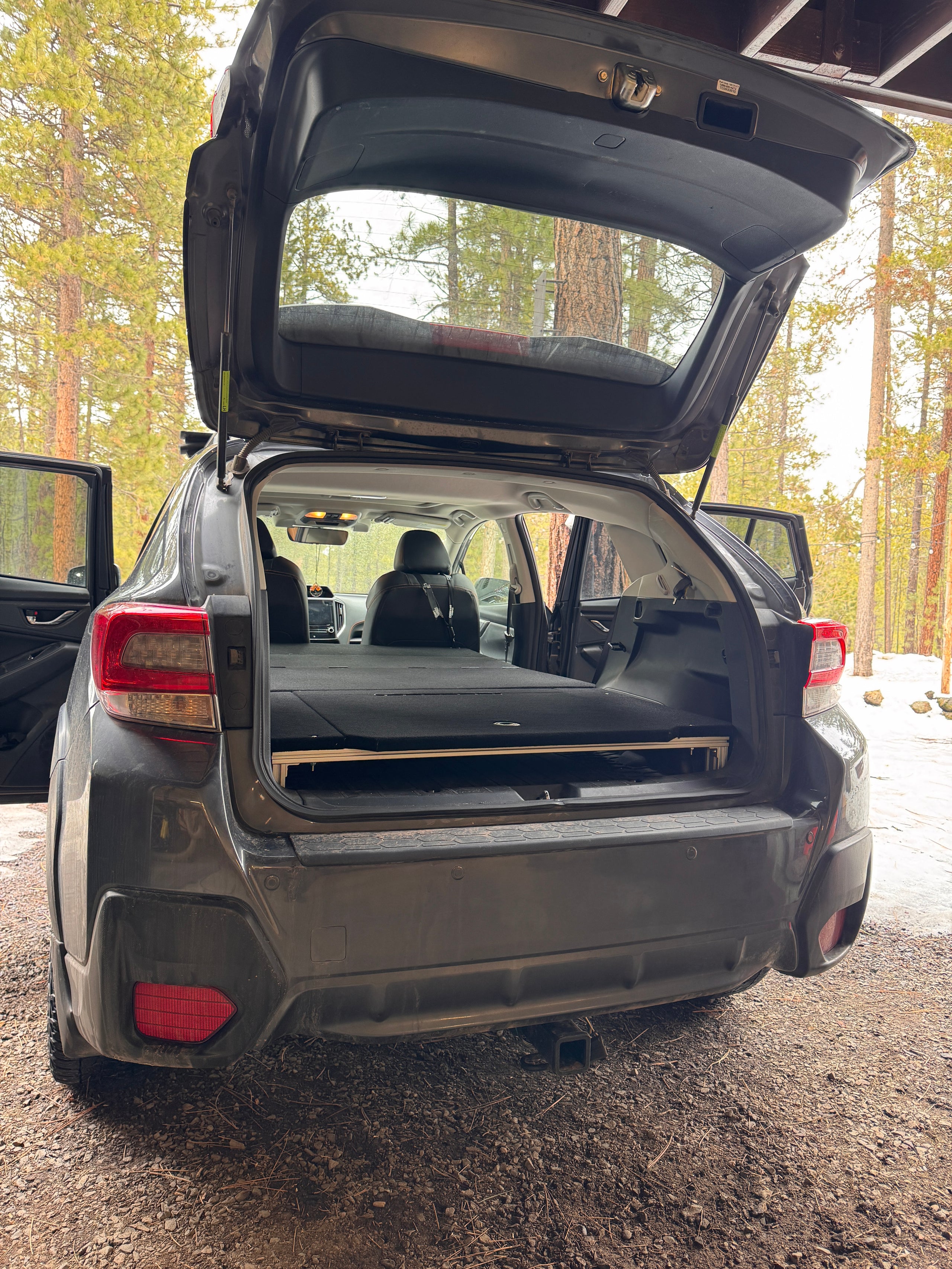 Subaru Crosstrek Sleeping Platform | Aluminum, No Drilling – Compass Camper